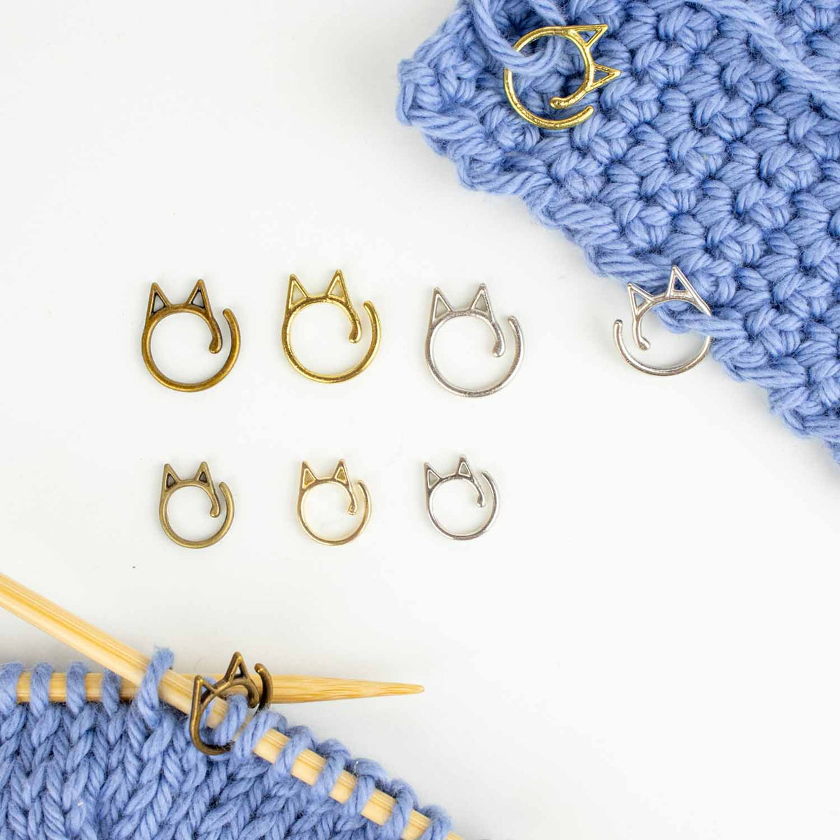 Cat Clips - Simple Removable Stitch Markers – Monarch Knitting