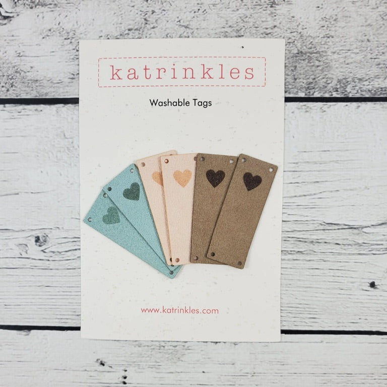 Heart Foldover Tags – Monarch Knitting