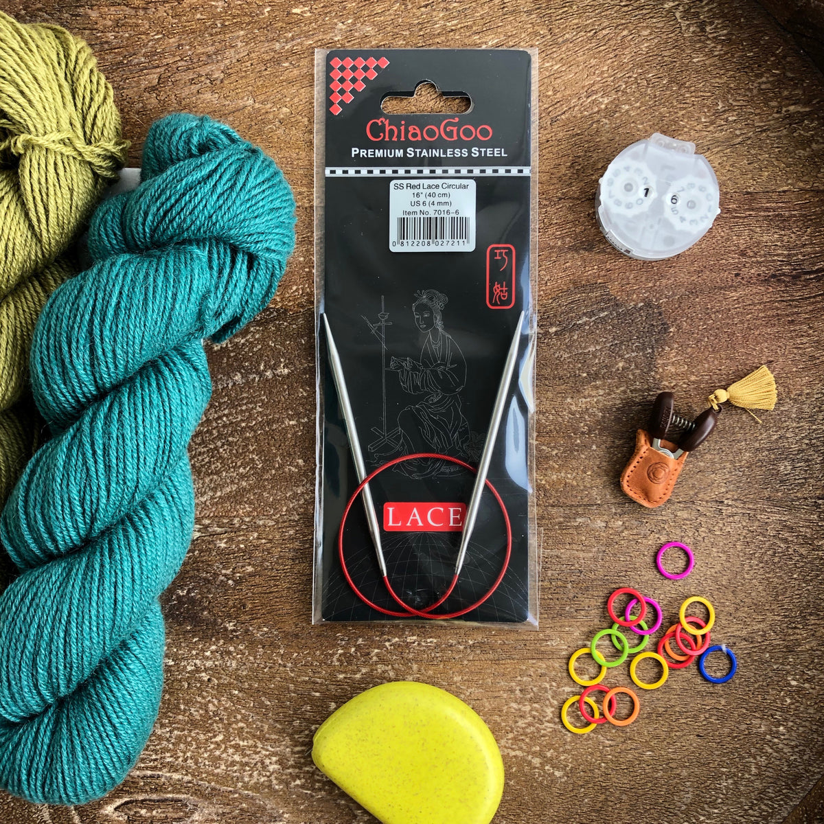 ChiaoGoo Red Lace 16 inch Circular Needles – Monarch Knitting